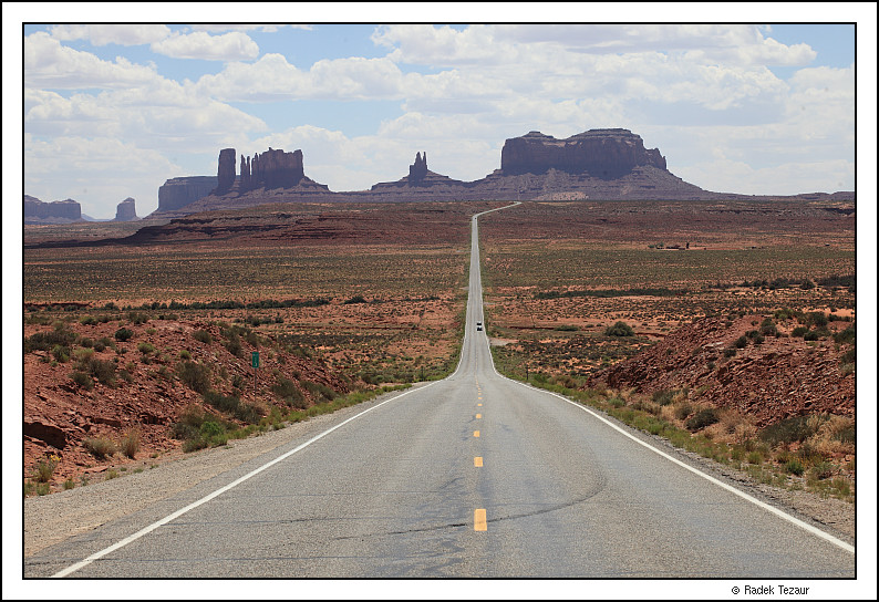 Highway 163 toward Monument Valley